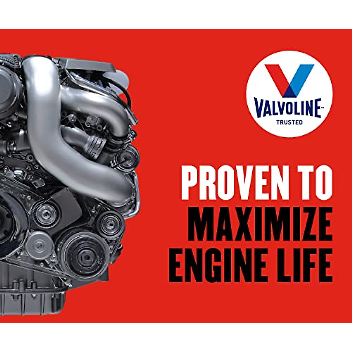 Valvoline High Mileage with MaxLife Technology SAE 5W-30 Synthetic Blend Motor Oil 5 QT