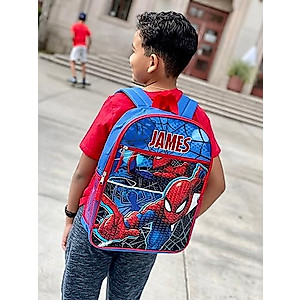 KishKesh Personalization Personalized 16 Inch License School Backpack - Spider-Man