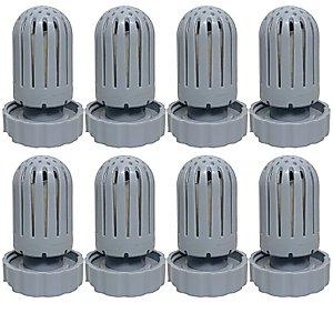 Humidifier Demineralization Filters Compatible with Air Innovations HUMIDIF Humidifier, Demineralization Cartridge Filters Silver 8 Pack