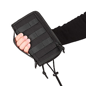 Passport Wallets Outdoor Travel Pouch Holster Handbag Credit Card Organizer (black)