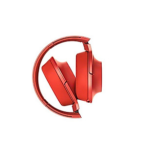 Sony hear on Premium Hi-Res Stereo Headphones (wired), Cinnabar Red