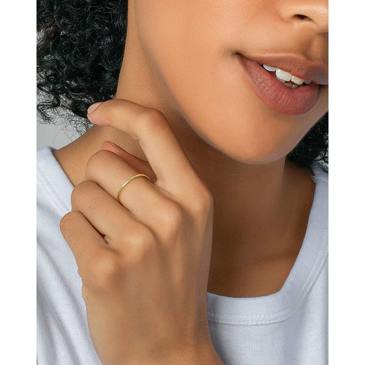 Kendra Scott Larissa Band Ring in 18K Gold Vermeil, Fine Jewelry for Women, Size 8