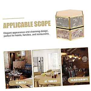 DOITOOL 3pcs Metal Cookie Tin Biscuit Barrel Small Kitchen Canisters Tea Storage Containers Food Canister Storage Tea Tin Canister Sugar Jar Food Container Cookie Jar Seal Food Jar Pp