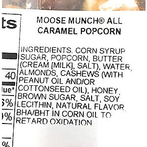 Harry & David, Moose Munch Gourmet Popcorn, Classic Caramel with Almonds Cashew Nuts (14 Oz)