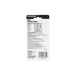 Pony Jorgensen Adjustable Clamp Jorgensen 7437 Work Protecting Bar Clamp Pads, Black