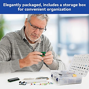 SunFounder Raphael Ultimate Starter Kit for Raspberry Pi 5 4 B 3B B+ 400, Zero 2 W, RoHS Compliant, Python, C Java, Online Tutorials & Video Courses for Beginners (Raspberry PI NOT Included)