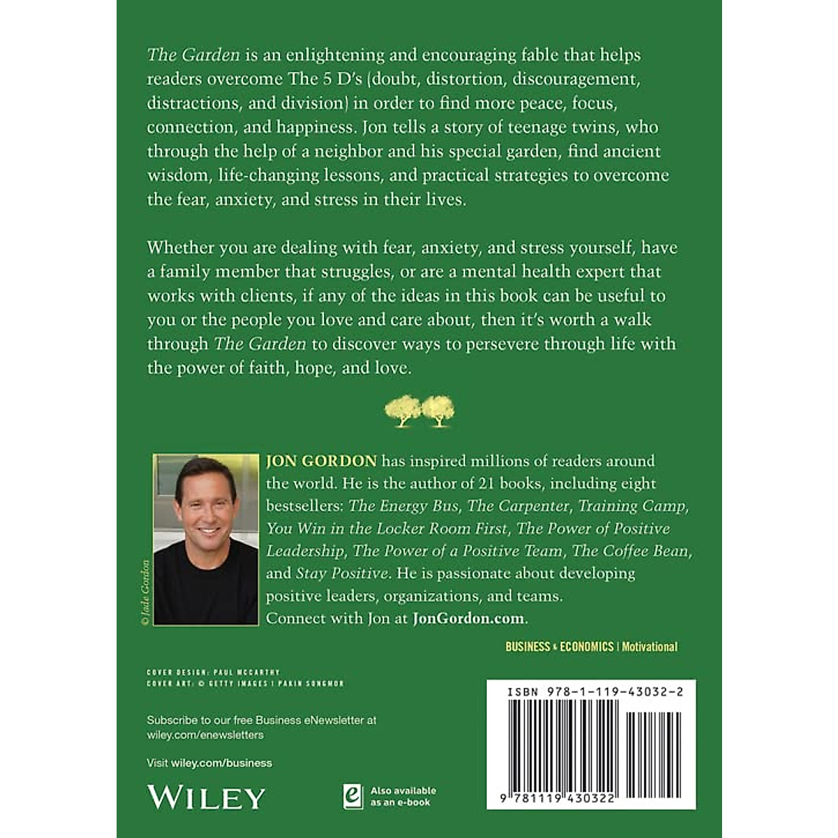 The Garden: A Spiritual Fable About Ways to Overcome Fear, Anxiety, and Stress (Jon Gordon)