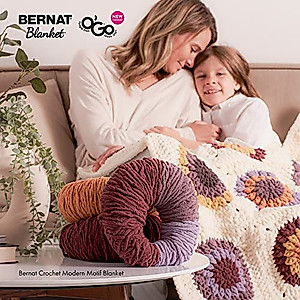 Bernat Blanket O'Go Sky Yarn - 4 Pack of 300g/10.5oz - Polyester - 6 Super Bulky - Knitting/Crochet