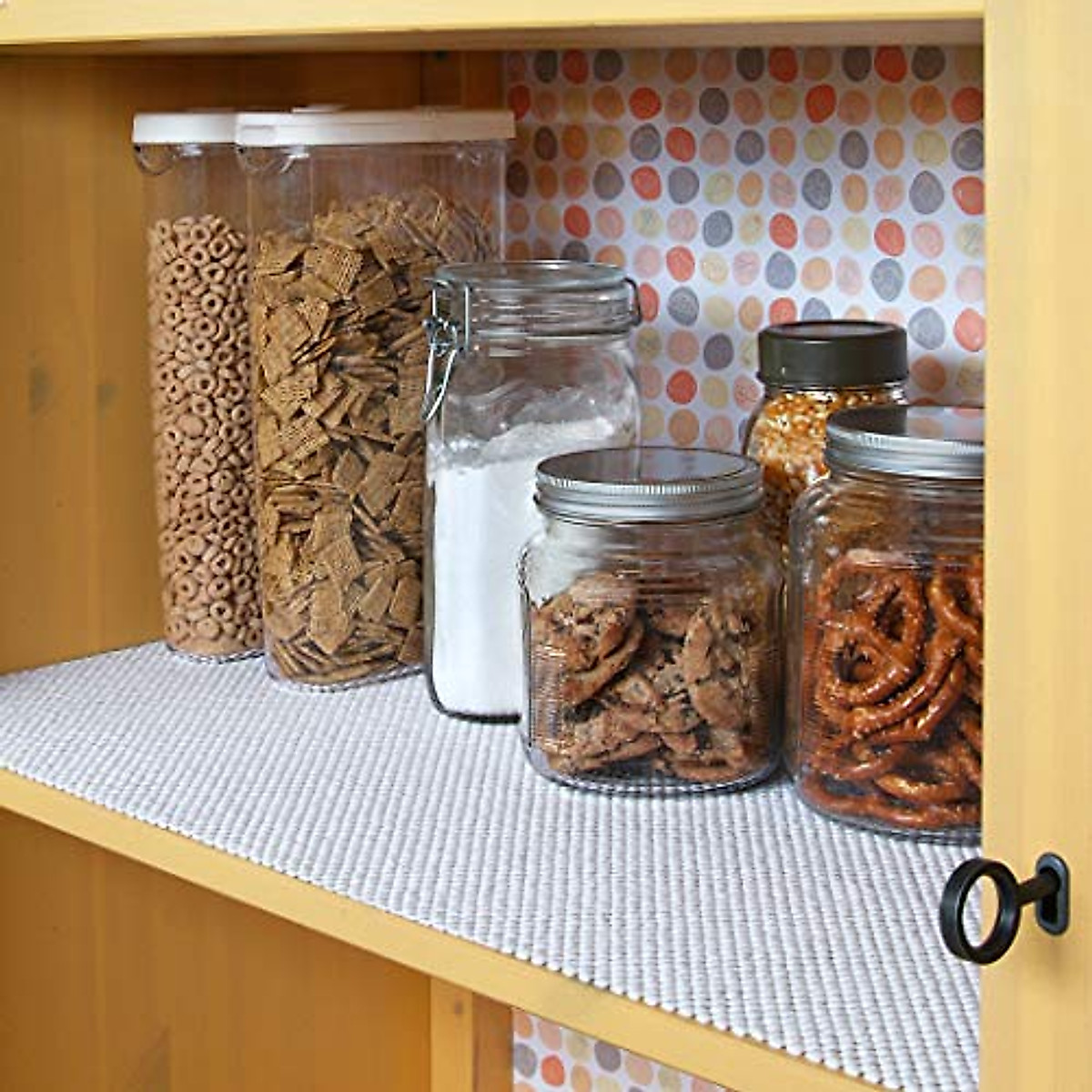 Con-Tact Brand Grip Premium Thick Non-Adhesive Shelf and Drawer Liner, 20" x 4', Bright White