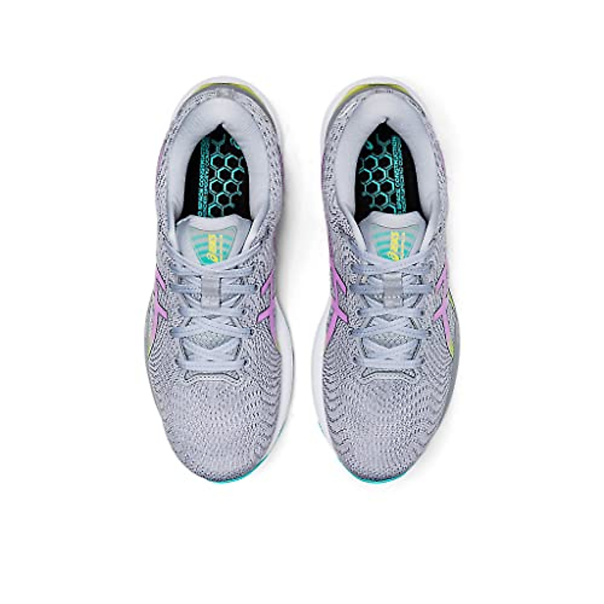 ASICS Women's Gel-Cumulus 24 Running Shoes, 8.5, Piedmont Grey/Lavender Glow