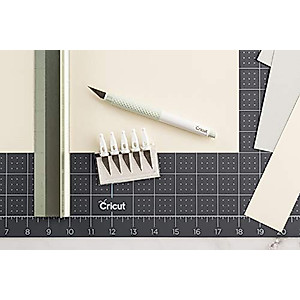 Cricut TrueControl Knife Kit - For Use As a Precision Knife, Craft knife, Carving Knife and Hobby Knife - For Art, Scrapbooking, Stencils, and DIY Projects - Comes With 5 Spare Blades - [Mint]
