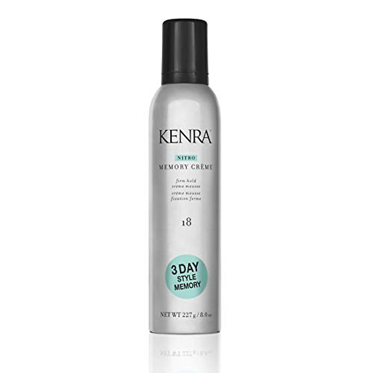 Kenra Nitro Memory Crème 18 | Firm Hold Crème Mousse | 3 Day Style Memory | 1st Nitrogen Crème Mousse | No Stick Application | All Hair Types | 8 fl. Oz