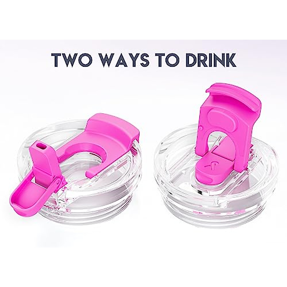 Meoky 50 oz Tumbler with Handle, Stainless Steel Vacuum Insulated Tumbler with Lid and Straw, Keeps Cold for 36 Hours, 100% Leak-proof, BPA-Free (Carnival)