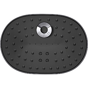 KOHLER 26290-CP Statement Multi-Function Showerhead, Wall-Mount, 3 Spray Settings, 2.5 GPM, Polished Chrome