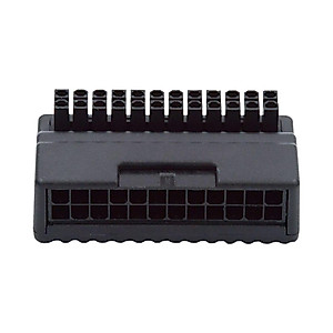 chenyang ATX 24Pin Male to Female 90 Degree Angled Mainboard PSU Power Supply Header Direction Gender Changer Connector Adapter Overmold Type