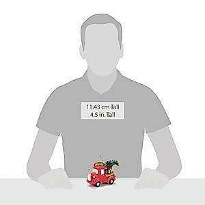 Department 56 Dr. Seuss Grinch Village Accessories Who-Ville Christmas Deliveries Truck Figurine, 4 Inch, Multicolor