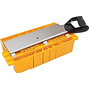 Stanley 1-20-600 Saw Storage Miter Box with Saw, Black