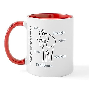 CafePress Elephant Totem Mug Ceramic Coffee Mug, Tea Cup 11 oz