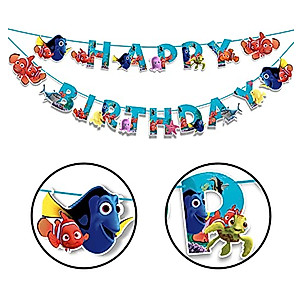 Seyal® Find Nemo Happy Birthday Banner