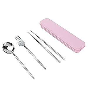 Cutlery Set Office Travel Chopsticks Portable Outdoor Tableware Spoon Stainless Steel Table Spoon Chopsticks Spoon Cooking Tableware Knife Set Tableware Kitchen Traveling