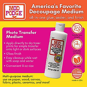 Mod Podge Photo Transfer Medium (8-Ounce), CS15067