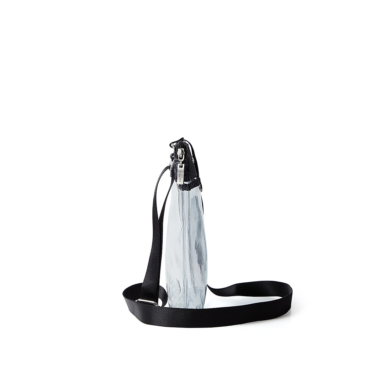 Baggallini Womens Clear Pocket Crossbody, Midnight Blossom, One Size US