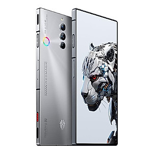 REDMAGIC 8S Pro Smartphone 5G, 120Hz Gaming Phone, 6.8" Full Screen, Under Display Camera, 6000mAh Android Phone, Snapdragon 8 Gen 2, 16+512GB, 65W Charger, Dual-Sim, US Unlocked Cell Phone Silver