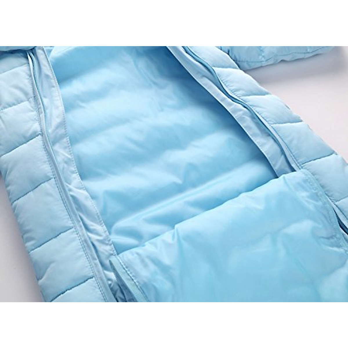 Happy Cherry Newborn Baby Boys' Winter Romper Thick Jacket Waterproof Bodysuit Warm Puffer Outerwear Blue 3-6 Months