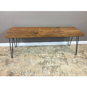 Hairpin legs set of 4Industrial,2-rod Hairpin legs,12" to 28" high Choose from Size and raw,Powder coated Clear matte,and powder coat Matte flat Black | Ships free in 48Hr. Made in the USA