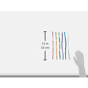 Qualatex 260Q Chrome-Assorted Latex Balloons, Multicolor