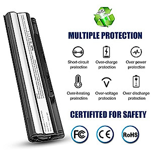 ARyee BTY-S14 5200mAh Laptop Battery Replacement for MSI GP60 GE60 CX61 GE620DX Series GE60 GE70 CR41 CX61 CR70 BTY-S14 BTY-S15 GE60 GE70 CR41 CX61 CR70 CR650 FR400 FX420 Notebook Battery