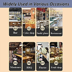 2PCS Floral Aprons for Women with Pockets, BOCTTCBO Adjustable Cute Cooking Aprons for Kitchen Baking Gardening Cleaning (floral)