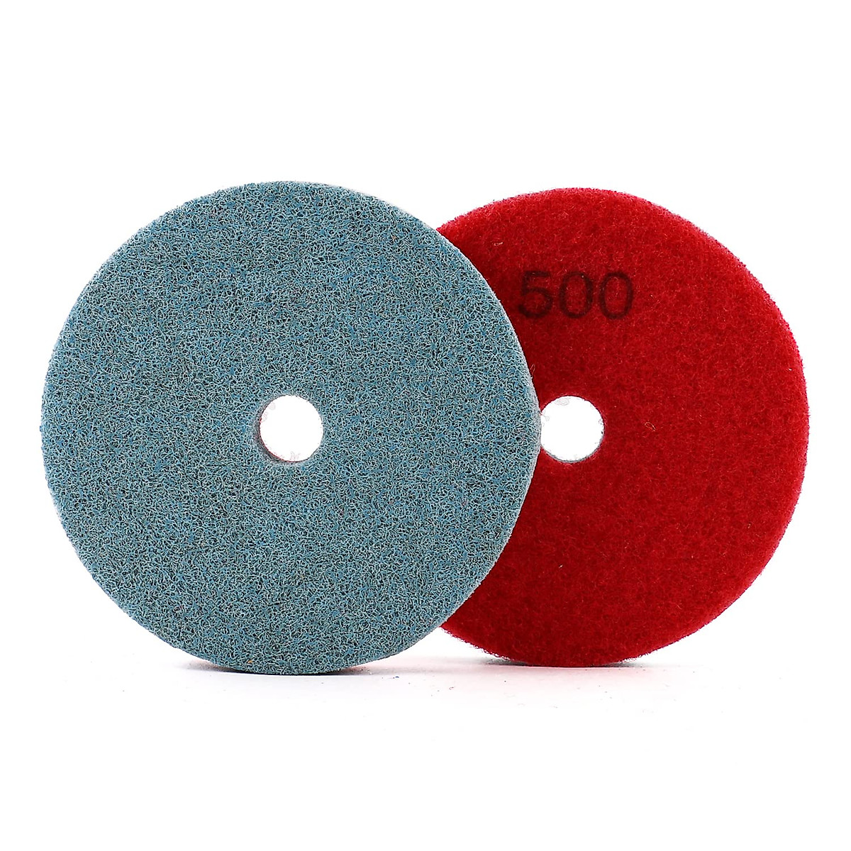 HOMESOM 4 Inch Polishing Pads for Polishing Wet Using Stone Buff Granite Marble Polishing Pads 7pcs/Set
