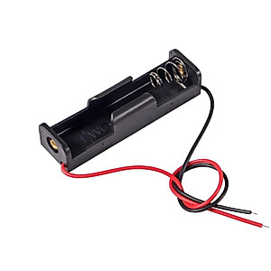 AEDIKO 20pcs AA Battery Holder 1x 1.5V AA Battery Holder 1 Solt AA Battery Holder with Wires