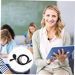 ERINGOGO Lavalier Microphone Mini USB Microphone Wireless Lavalier Mic Lapel Microphone Omnidirectional Lavalier Mic Omnidirectional Microphone Collar Clip Microphone USB-c Microphone TPE