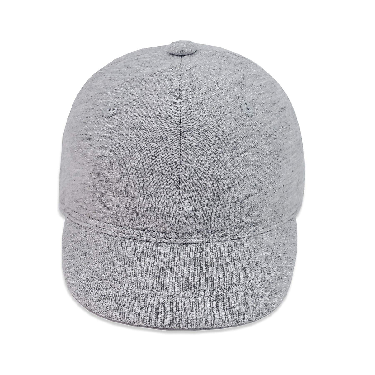 Keepersheep Baby Baseball Cap Infant Sun Hat, Infant Toddler Kids Baseball Cap (6-12 Months, Light Gray)