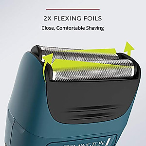 Remington PF7320 Remington Ultrastyle Rechargeable Foil Shaver, Green