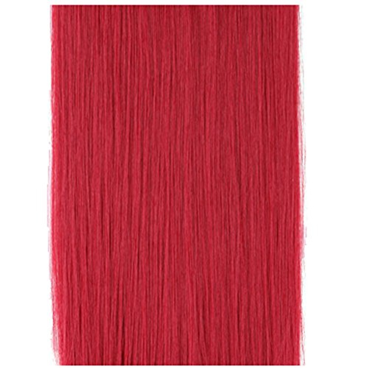 Womens 18 Clips 8pcs Full Head Hair Extensions 26 Inch Long Straight Dark Red Hairpiece