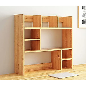 CAZARU Small Desktop Storage Shelf, Multi-Functional Storage Shelf, Display Shelf, Suitable for Office, Bedroom, Children,83CM