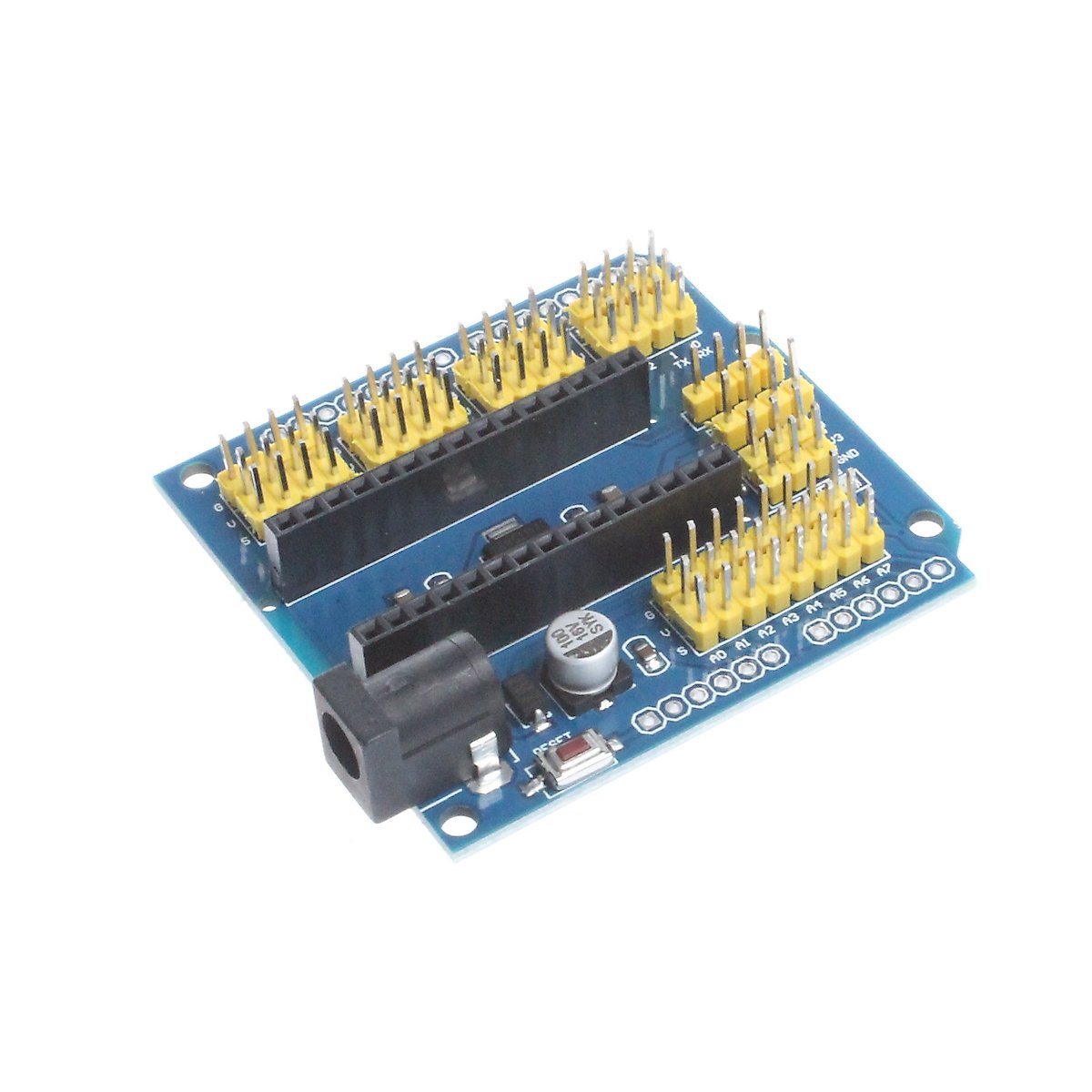 NOYITO Nano I O Expansion Sensor Shield Module for UNO R3 Nano V3.0 (Pack of 2)