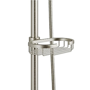 PULSE ShowerSpas 1011-III-BN Kauai III Shower System with 8" Rain Showerhead, 5-Function Hand Shower, Adjustable Slide Bar and Soap Dish, Brushed Nickel Finish
