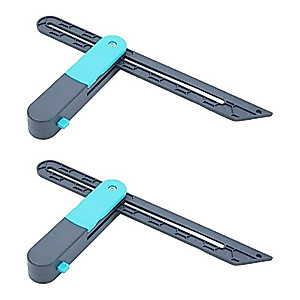 Angular Bevel Gauge with Marking Gauge Function Adjustable Angle Ruler with Lock Practical Aid for Laying Floors and Building Furniture Lock Angle Measure Tool