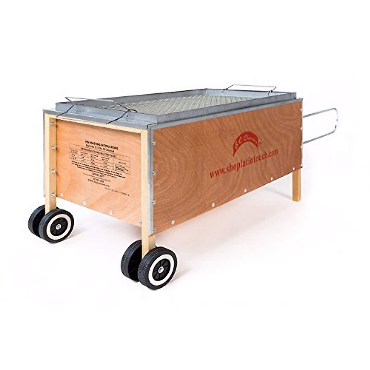 Caja China Roasting Box Pig Roaster 100lbs w/ free Cookbook and Bear Paws