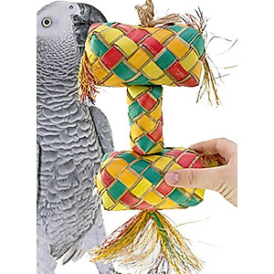 03421 Extra Large Stacked Pinata Bird Toy Cage Toys Cages Foraging Chew Shredder.