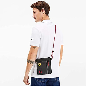 PUMA x Scuderia Ferrari Fanwear Double Portable Shoulder Bag (Black)