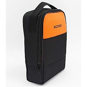 TestHelper KCH20 Big Size Soft Carrying Case Use For Handheld Multimeter,Phase Indicator,Thermometer, Calibrator,Clamp meter,Network,Process Meter, Combo Kit