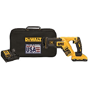 DEWALT DCS367L1 20V MAX* XR Brushless Cordless Compact Reciprocating Saw Kit (3.0 AH)
