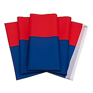 DANF Colombia Flag 3x5 Ft Thick Polyester, Fade Resistant, Brass Grommets, Canvas Header, Double Sided Colombian National Flags 3 X 5 Feet