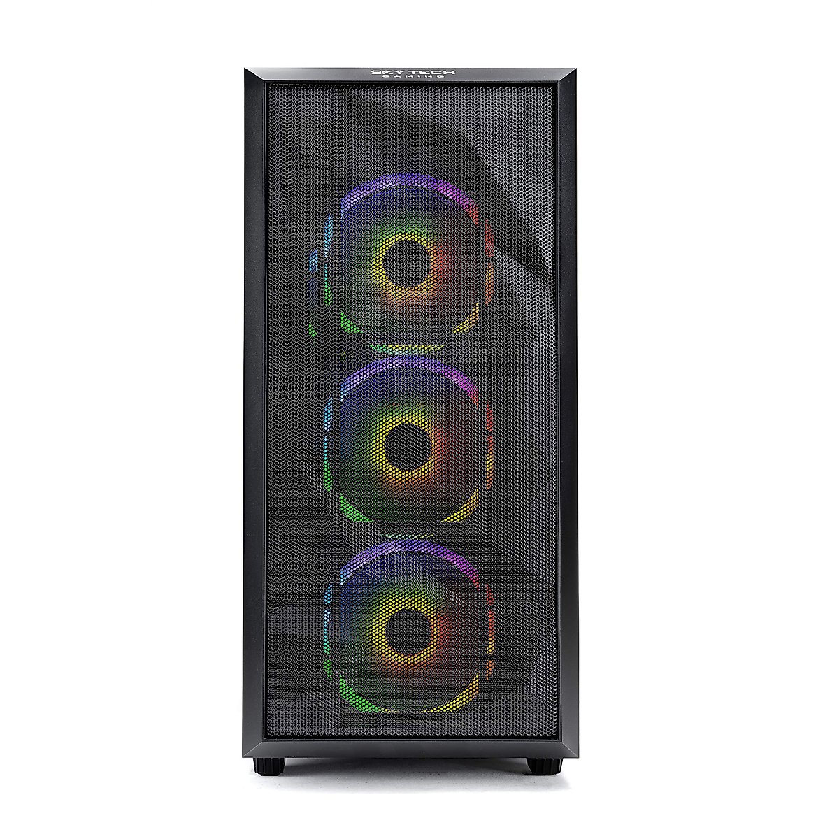 Skytech Chronos Gaming PC Desktop - AMD Ryzen 9 5900X 3.7GHz, 6700XT 12G GDDR6, 16GB DDR4 3200, 1TB NVMe SSD, 240MM AIO, AC WiFi, Windows 10 Home 64-bit, Black