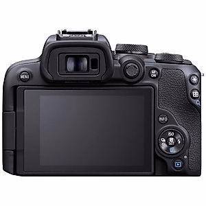 Canon EOS R10 Mirrorless Camera w/RF-S 18-45mm f/4.5-6.3 is STM + EF 75-300mm f/4-5.6 III Lens + 420-800mm f/8.3 HD Lens + 2X 64GB Memory + Case + Microphone + LED Video Light + More (35pc Bundle)